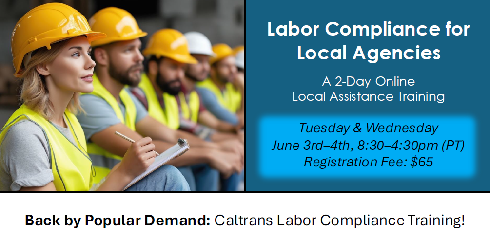 REGISTRATION FULL: Labor Compliance Training is Back! – Local ...